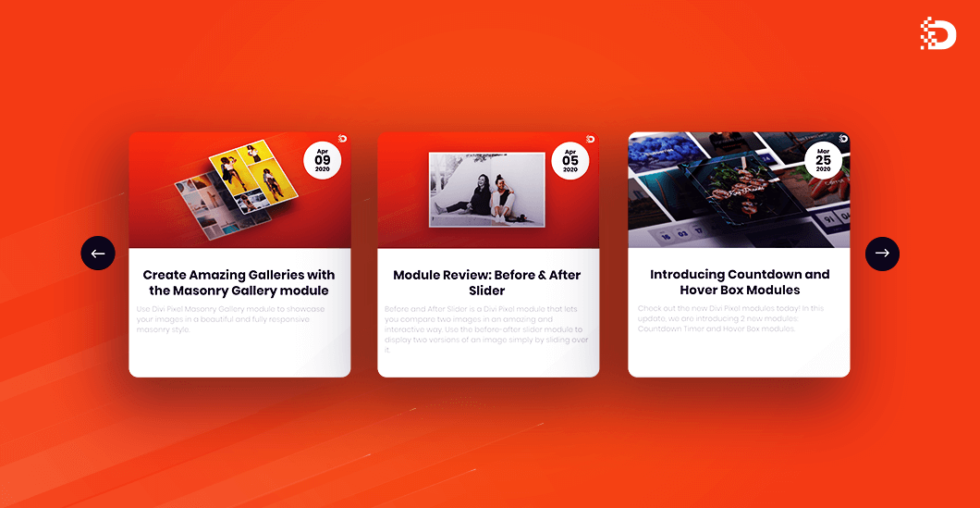 Introducing the Brand New Blog Slider Module! | Divi Pixel Introducing the Brand New Blog Slider Module! | Divi Pixel
