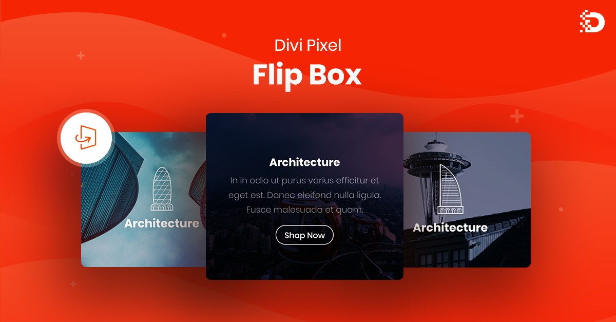 Flip Box Module for Divi | Divi Pixel