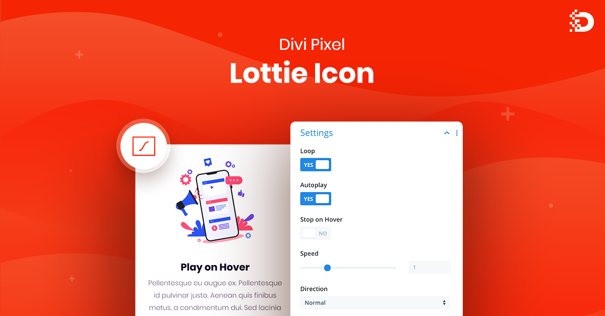 Lottie Icon for Divi