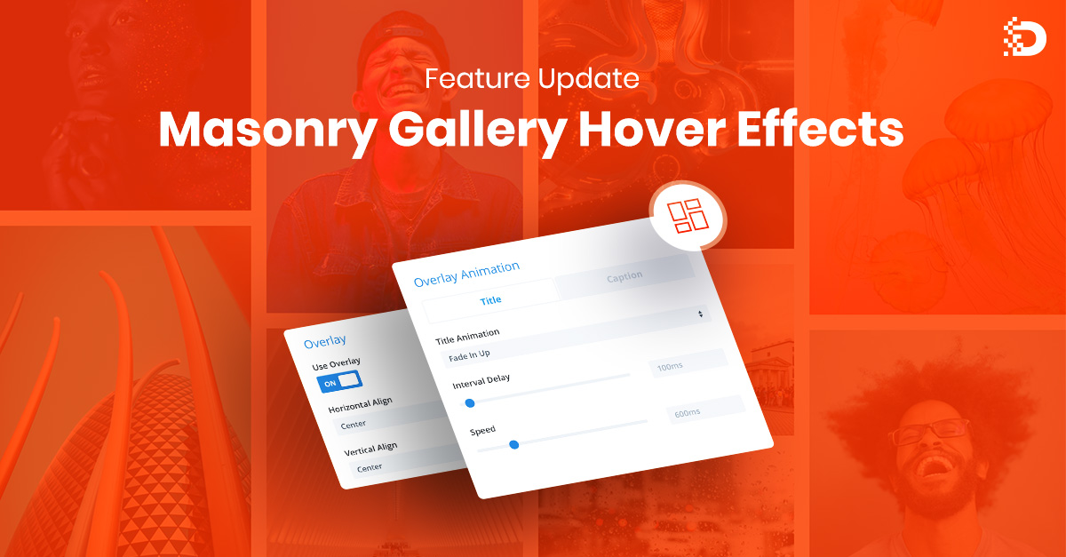 Meet the New Masonry Gallery Coverflow Effects | Divi Pixel