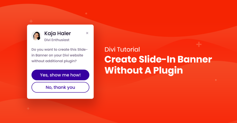 How to Create Slide-In Banner in Divi | Divi Pixel