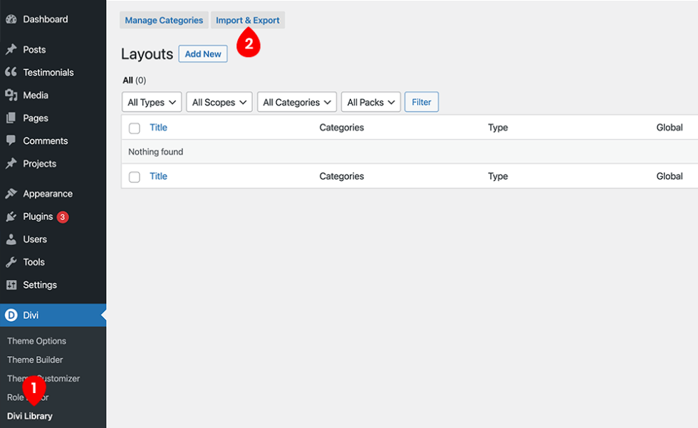Download A FREE Mega Menu UI Kit for Divi