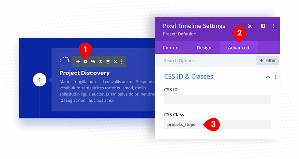 How to Create Process Steps with Timeline module | Divi Pixel
