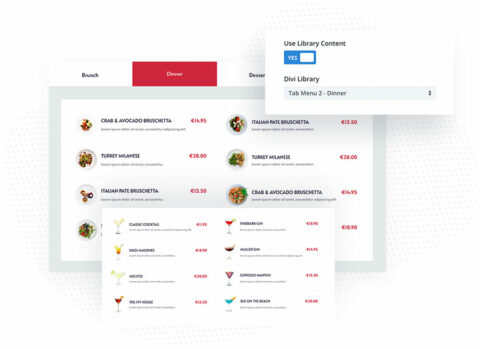 Table of Contents for Divi