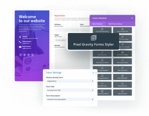 Gravity Forms Styler for Divi | Divi Pixel