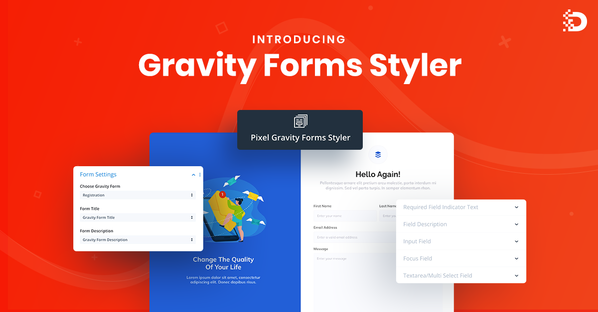 Introducing Gravity Forms Styler for Divi | Divi Pixel