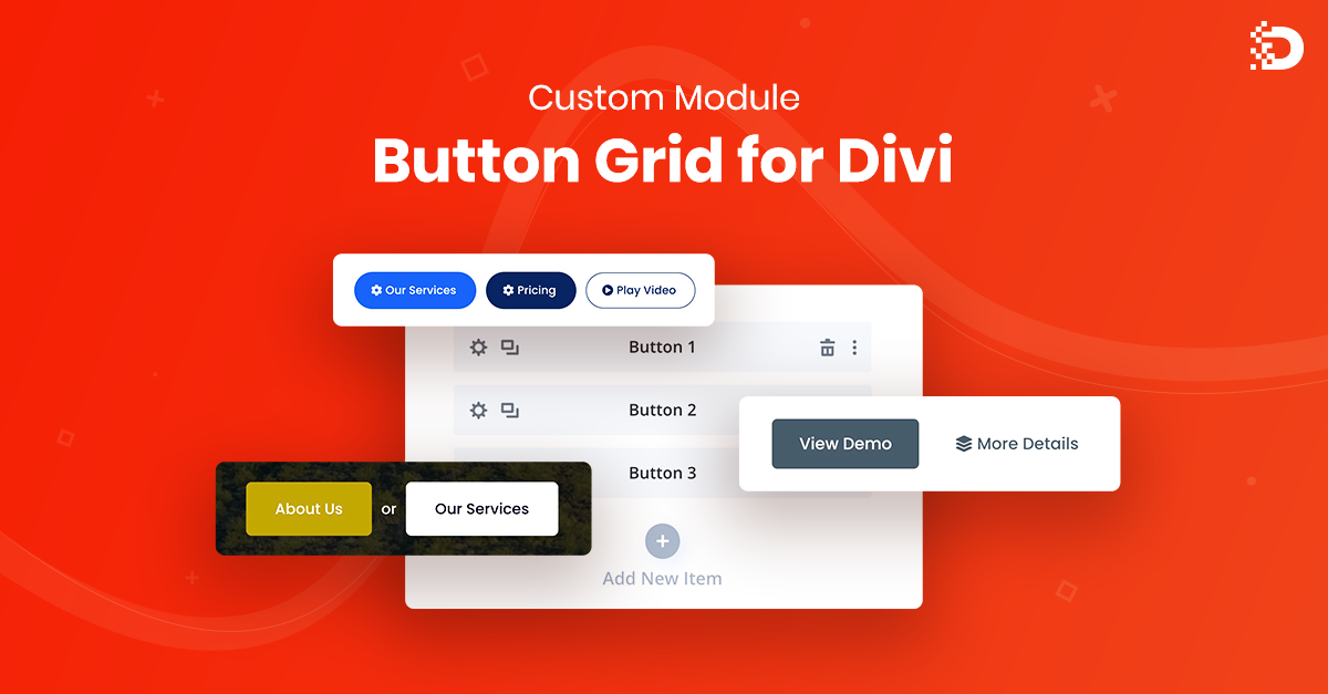 Grid Button for Divi | Divi Pixel