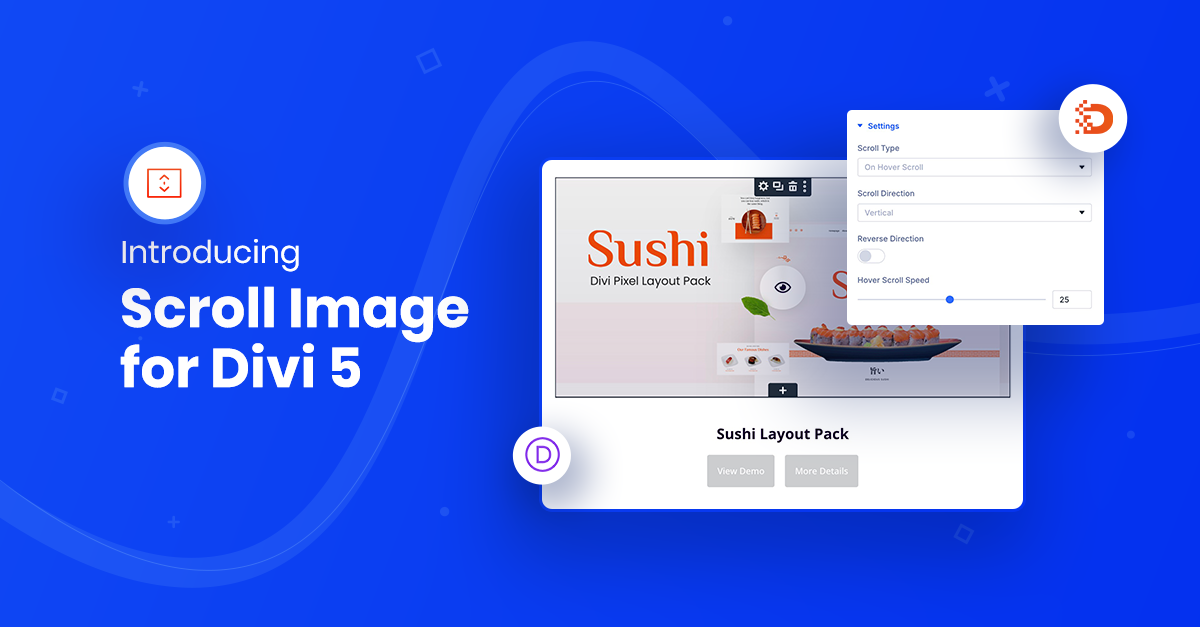 Another Divi 5 Module Ready for Testing: Introducing the Scroll Image ...