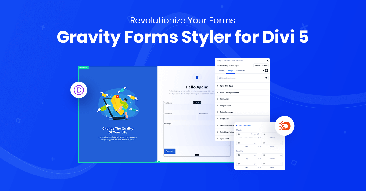Revolutionize Your Forms: Gravity Forms Styler Arrives for Divi 5 Alpha!